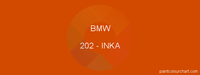 202 Inka for Bmw bodywork | PaintColourChart.com
