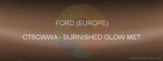 CTSCWWA Burnished Glow Met. for Ford (europe) bodywork ...