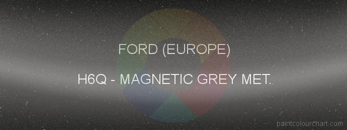 H6Q Magnetic Grey Met. for Ford (europe) bodywork | PaintColourChart.com