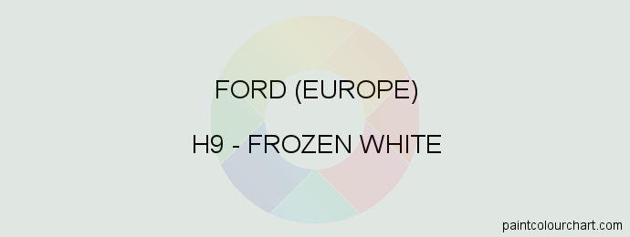 H9 Frozen White for Ford (europe) bodywork | PaintColourChart.com