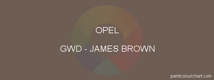 GWD James Brown for Opel bodywork | PaintColourChart.com