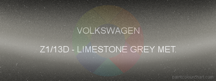 Z1/13D Limestone Grey Met. for Volkswagen bodywork | PaintColourChart.com