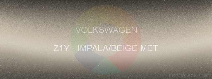 Z1Y Impala/beige Met. for Volkswagen bodywork | PaintColourChart.com