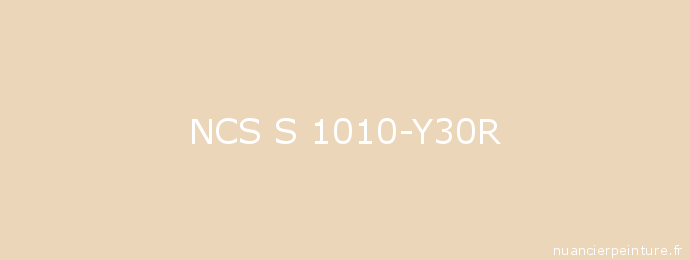 S 1010-Y30R : NCS color S 1010-Y30R | PaintColourChart.com