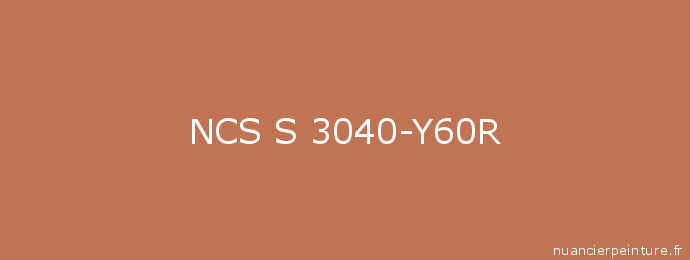S 3040-Y60R : NCS color S 3040-Y60R | PaintColourChart.com