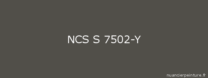 S 7502-Y : NCS color S 7502-Y | PaintColourChart.com S 7502-Y : NCS color S 7502-Y | PaintColourChart.com